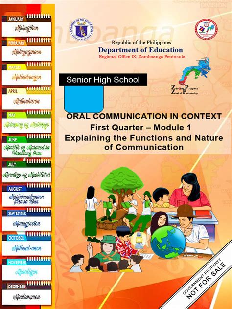 Oral Communication In Context11 12 Q1 Mod1 Explaining The Functions And Nature Of