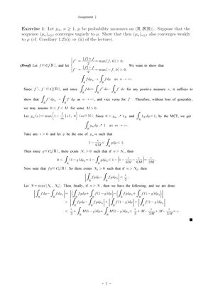 Sol Solutions To Homework Stochastic Differential Equations Exercise Exercise Let