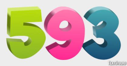 593 | Multi-color For The New Year | Text Effect Generator