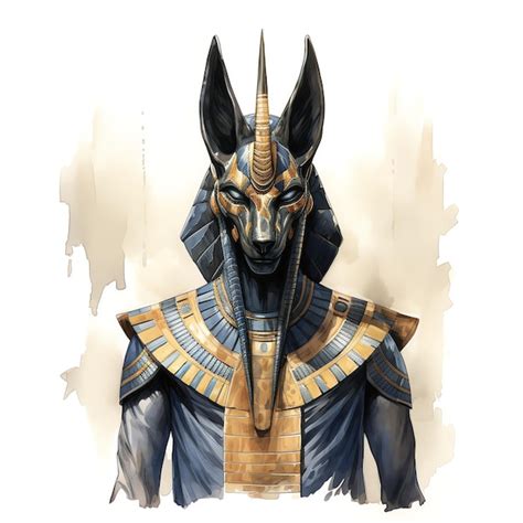 Premium Ai Image Anubis The Jackalheaded God Associated With