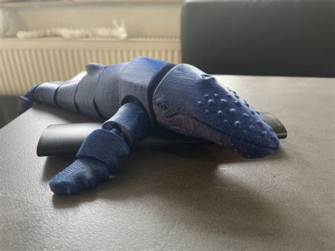 3d Printing Articulated Humpback Whale • Made With Anycubic Vyper・cults