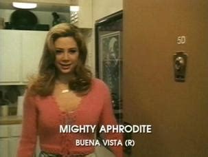 Mira Sorvino Mighty Aphrodite Mira Sorvino Won Best Supporting Actress