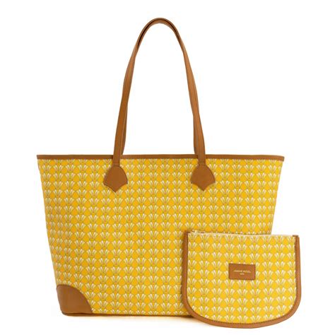 Overflow Yellow Tote Bag Karine Augis