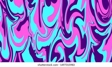 Wave Y2k Background Set Retro Design Stock Vector Royalty Free