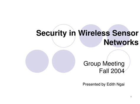 Ppt Security In Wireless Sensor Networks Powerpoint Presentation Free Download Id 77064