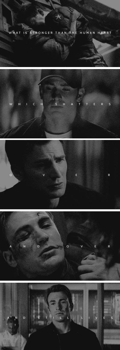 Bucky With Shield Captain America Protecting Dark Steve Rogers Sad