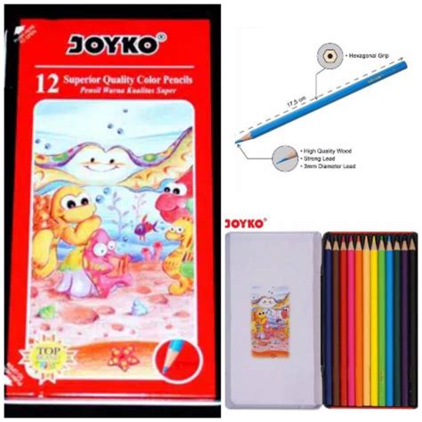 Jual Pensil Warna Joyko Kaleng 12 Warna Cpp 12tc Shopee Indonesia