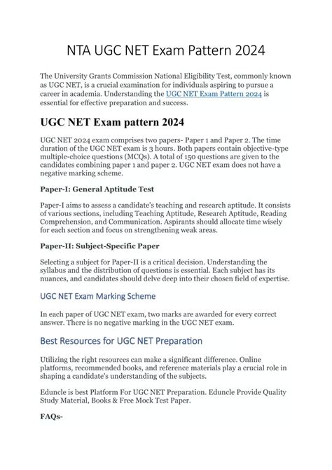Ppt Nta Ugc Net Exam Pattern 2024 Powerpoint Presentation Free Download Id12965053