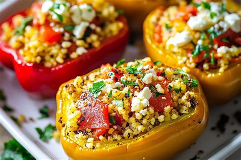 Stuffed Bell Peppers With Couscous A Delicious And Nutritious Meal