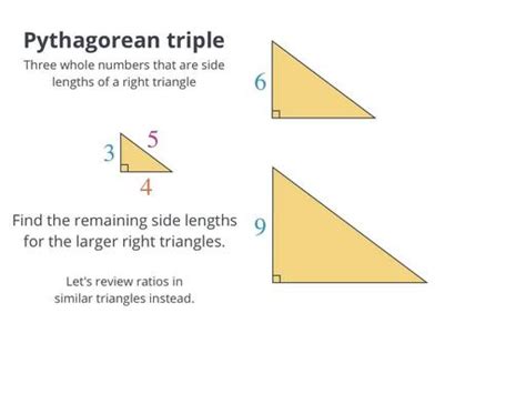 Pythagorean Triples Geometry Babe Yourself