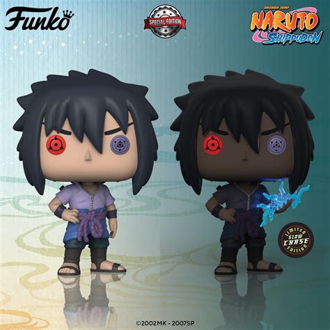 Two Sasuke Uchiha Rinnegan Funko Pop Naruto Pop Figures