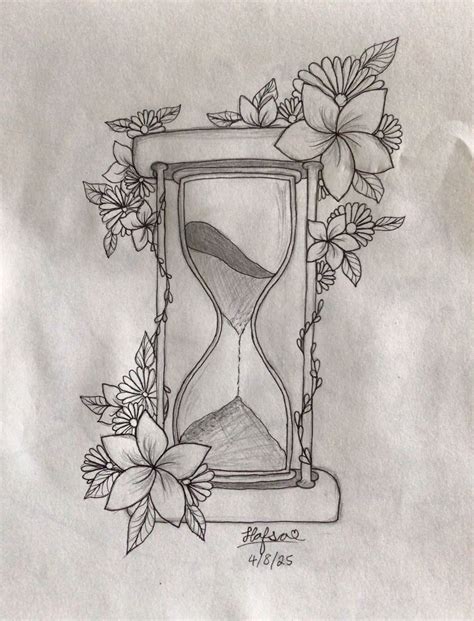 Hourglass Drawing Ideas