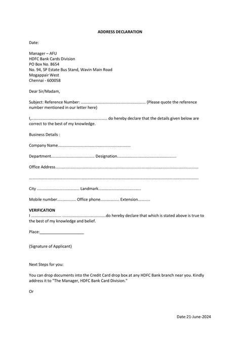 Hdfc Bank Application Form For Name Addition In Pdf Download