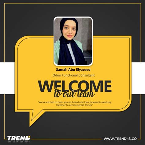 Trend On Linkedin Were Excited To Announce That Samah Abu Elyazeed
