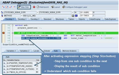 sap abap central news in abap debugger breakpoints and watchpoints statement debugging