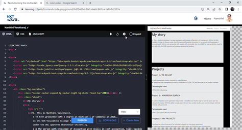Video Nanthini Varatharaj On Linkedin Webdesign Development