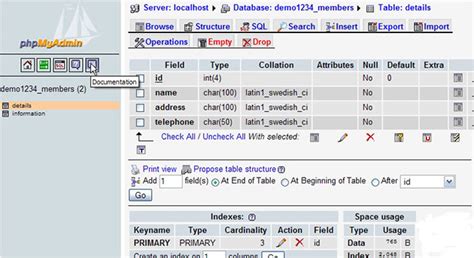 Becoming Familiar With Databases In Phpmyadmin