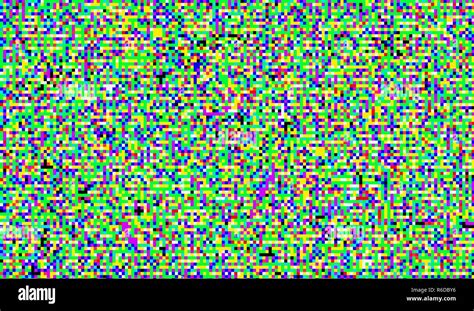 Color Pixel Noise Test Tv Screen Digital Vhs Background Error Computer Video Glitch Texture