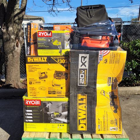 Mixed Tool Pallet Lot Id 490124 As Is Untested Customer Returns