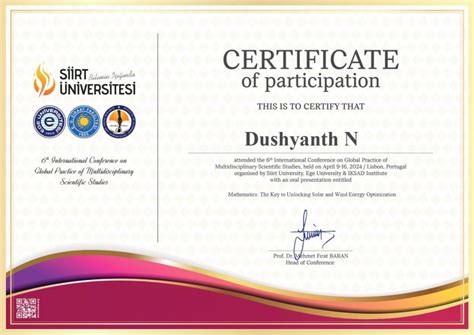 dushyanth n on linkedin renewableenergy mathematics conferencepresentation