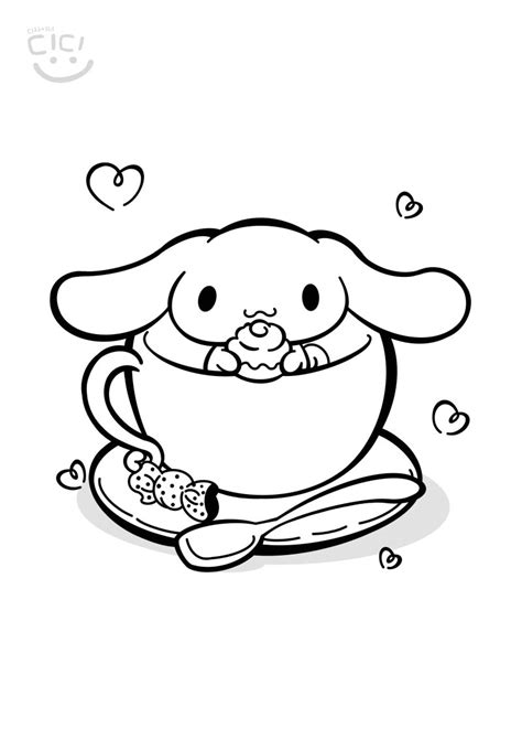 [무료 공유] 산리오 캐릭터 마이멜로디 시나모롤 헬로키티 도안 색칠놀이 네이버 블로그
