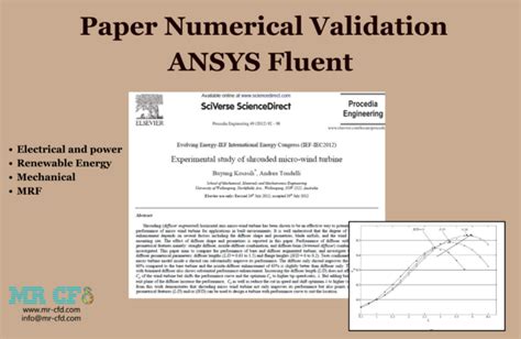 Shrouded Micro Wind Turbine Cfd Simulation Paper Numerical Validation Ansys Fluent