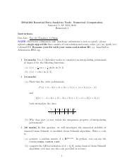 Homework3 Pdf DSA2102 Essential Data Analytics Tools Numerical