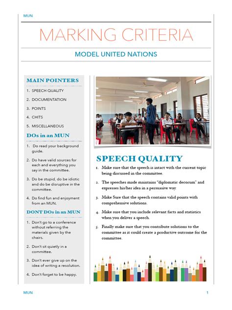 Marking Criteria Pdf