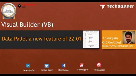 data pallet in oracle visual builder oracle vb oracle vbcs oic oic oraclecloud youtube