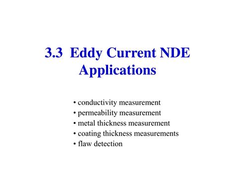 Ppt 3 Eddy Current Nde Powerpoint Presentation Free Download Id3332919