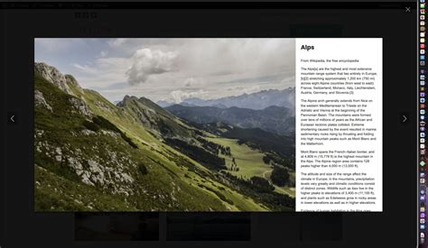 Lightbox Gallery Showing Image Title Caption And Description Using Acf
