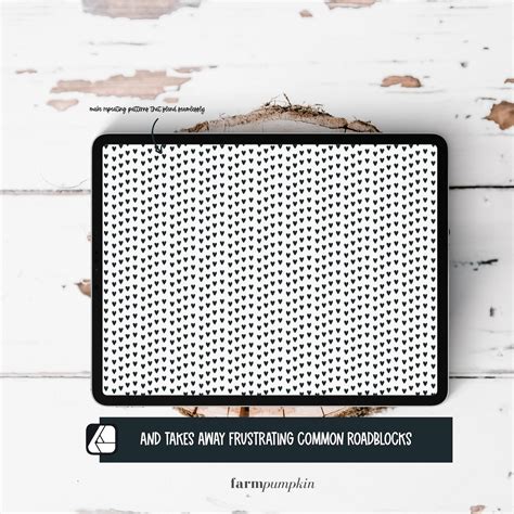 Affinity Designer Pattern Design Template With Pattern Preview Etsy