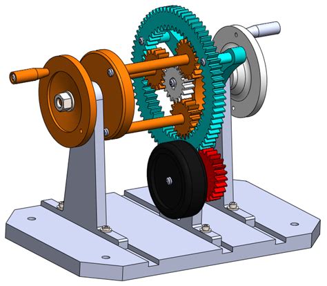Stl File Didactic Model Of An Epicyclic Train 🚆 ・3d Printing Model To