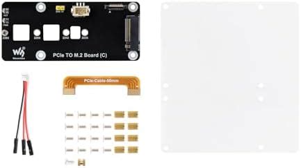 Amazon Com Waveshare PCIe To M Adapter Board C Compatible With Raspberry Pi Supports