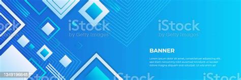 사각형 상자 가중 테마와 추상 파란색 배너 템플릿 배경 화면 배너 배경 카드 책 일러스트레이션 방문 페이지에 대한 벡터 일러스트레이션 헤더 디자인 요소에 대한 스톡 벡터