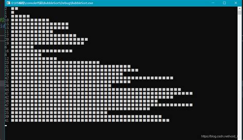 排序算法总结(排序可视化 控制台版)排序算法的控制台可视化程序 Csdn博客 排序算法总结(排序可视化 控制台版)排序算法的控制台可视化程序 Csdn博客