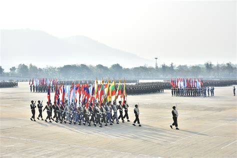 ၇၄ နှစ်မြောက်တပ်မတော်နေ့ စစ်ရေးပြအခမ်းအနား ဗိုလ်ချုပ်မှူးကြီး မင်းအောင်လှိုင်