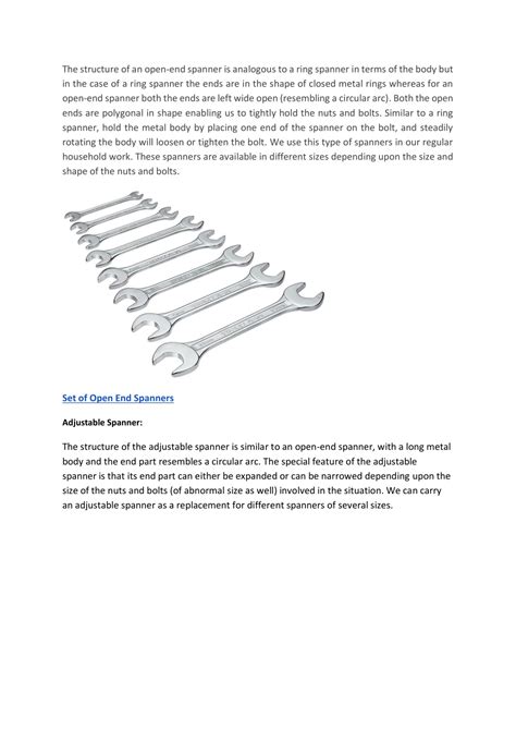 PPT How To Get Started With A Spanner Set PowerPoint Presentation Free Download ID