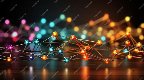 Premium Ai Image Photo 3d Abstract Network Technology Background