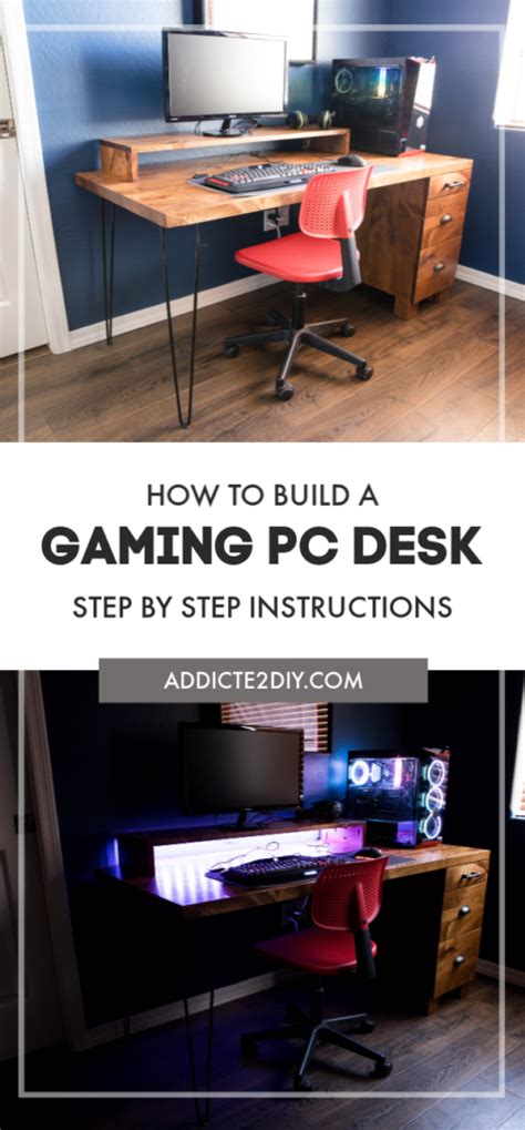 Gaming Pc Desk Pin Addicted DIY