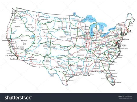 Free Printable Us Highway Map Usa Road Map Luxury United States Road
