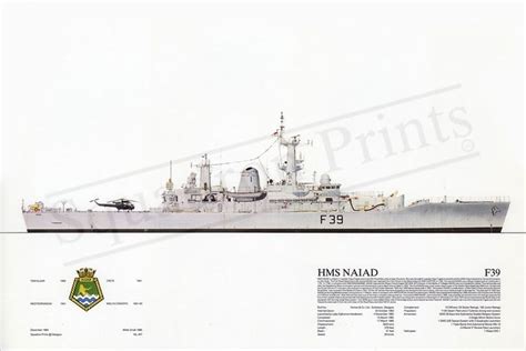 Leander Class Frigate Print Squadron Prints Royal Navy Ships