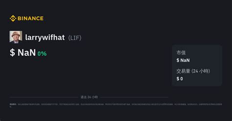 Larrywifhat 價格 Lif 至 Usd 的兌換、圖表和新聞