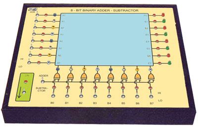 8 Bit Binary Adder And Substrator Trainer Adtron Technologies