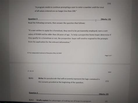 Solved Hey Guys Can You Please Help Me To Write A Pseudocode