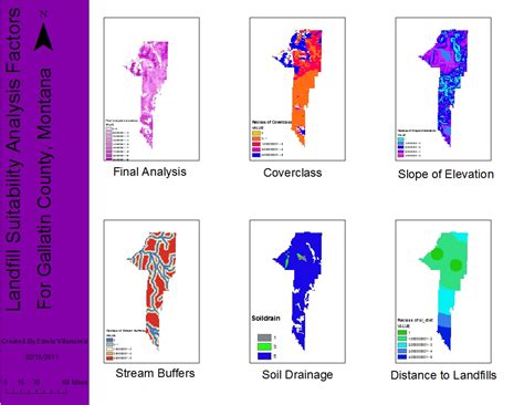 Estela Villanueva Landfill Suitability Analysis Factors Lab 5