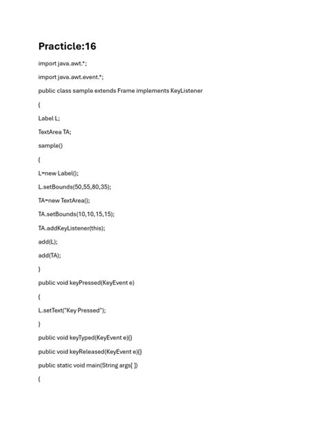 Practicle No 16 Adityaa Pdf