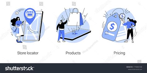 Ecommerce Website Abstract Concept Vector Illustration Stock Vector Royalty Free 1770804188