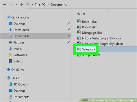 How To Insert An Excel Table Into Word 9 Steps With Pictures