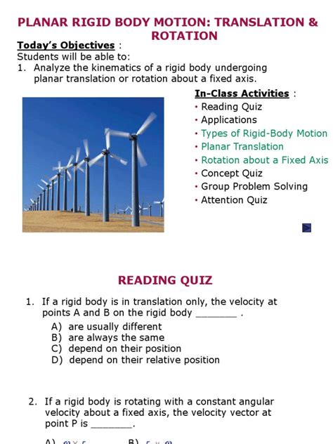 16 1 translation and rotation of rigid body pdf rotation around a